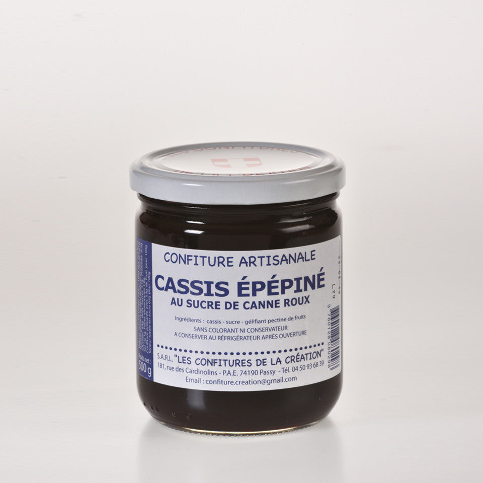 500g - Cassis jam – Moulin Fortuné Arizzi
